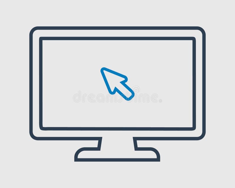 Mouse cursor line icon stock vector. Illustration of icons - 135900011 Mouse cursor line icon stock vector. Illustration of icons - 135900011