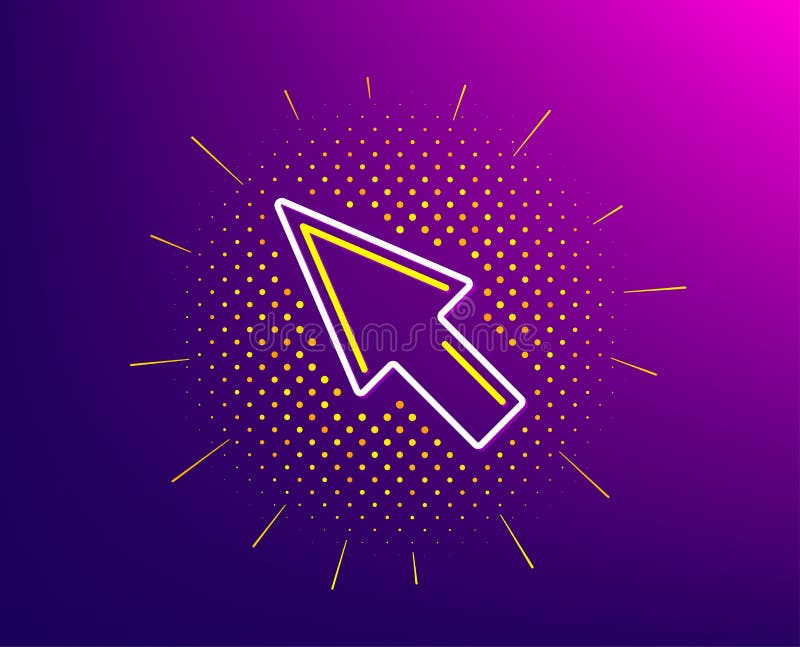 Mouse Cursor Line Icon. Pointer Sign. Vector Stock Vector ... Mouse Cursor Line Icon. Pointer Sign. Vector Stock Vector ...