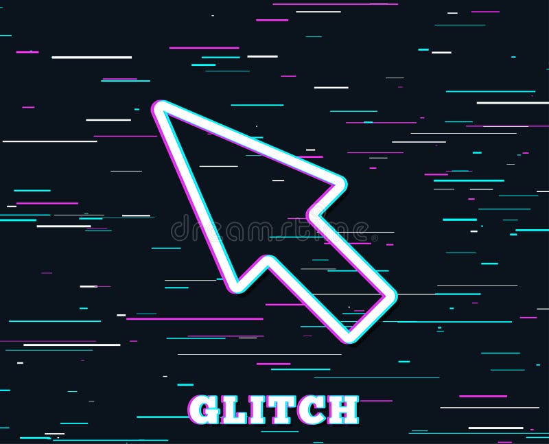 Mouse Cursor Line Icon. Pointer Sign Stock Vector - Illustration of ...