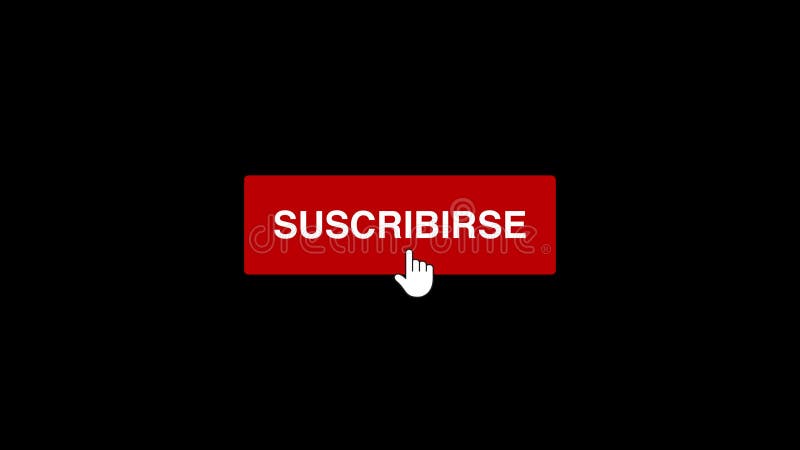 Mouse Cursor Moves and Clicks on Subscribe Button Stock Video - Video ...