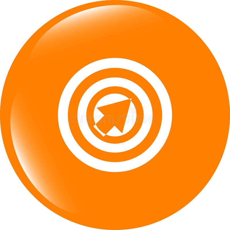 Mouse Cursor Sign Icon Pointer Symbol Stock Illustration Illustration Of Button Arrow 203469970