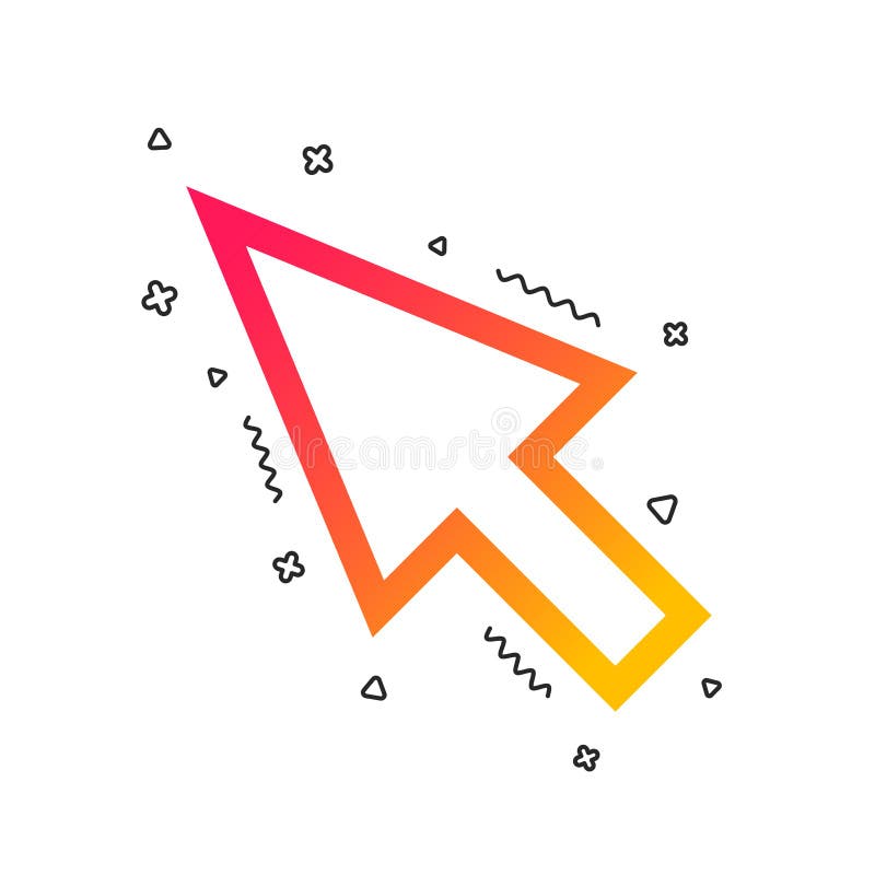 Mouse Cursor Sign Icon. Pointer Symbol. Vector Stock Vector ...