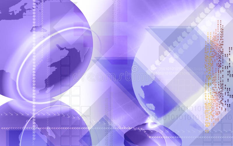 Earth and mouse stock illustration. Illustration of technology - 7549338