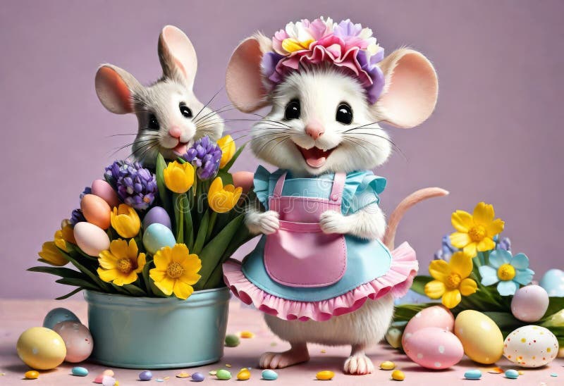 The Mouse and the Easter Colored Egg Hunt Fall Out of the Elevator ...