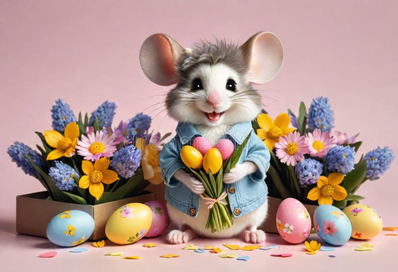 The Mouse and the Easter Colored Egg Hunt Fall Out of the Elevator ...