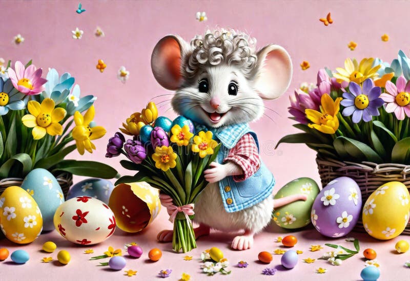 The Mouse and the Easter Colored Egg Hunt Fall Out of the Elevator ...