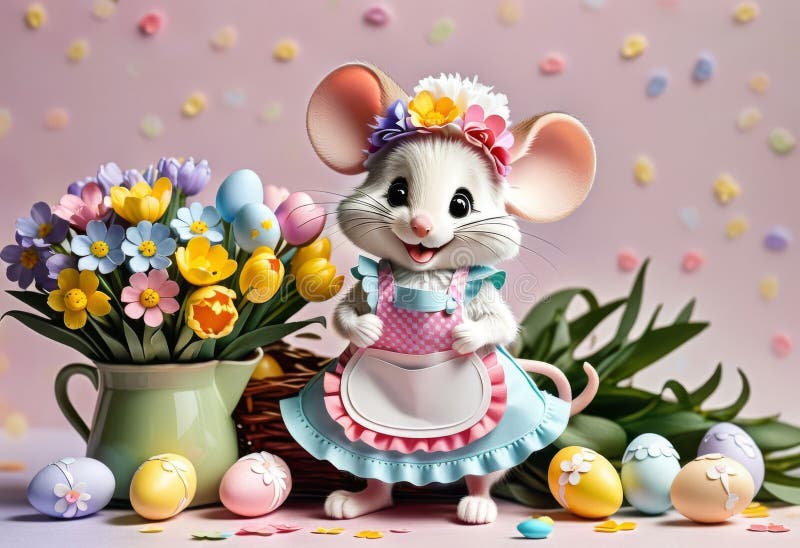 The Mouse and the Easter Colored Egg Hunt Fall Out of the Elevator ...