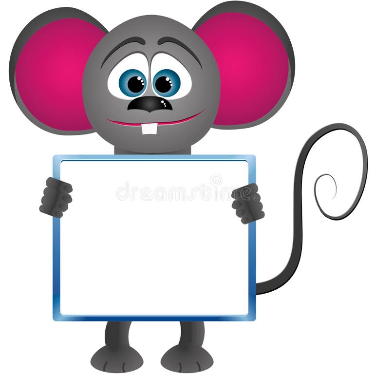 Mouse with frame stock vector. Illustration of mouse - 15721150