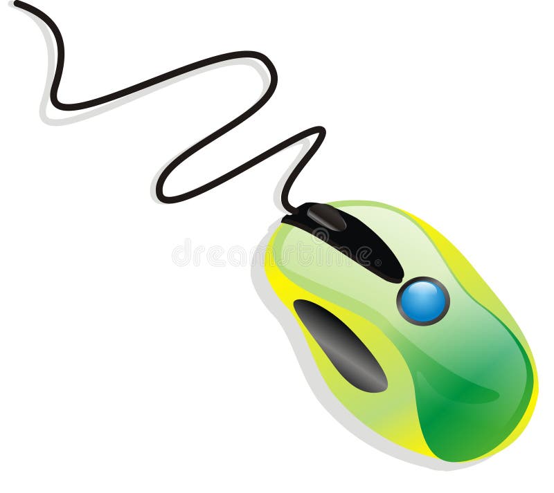 Mouse stock vector. Illustration of surfing, notebook - 4865646