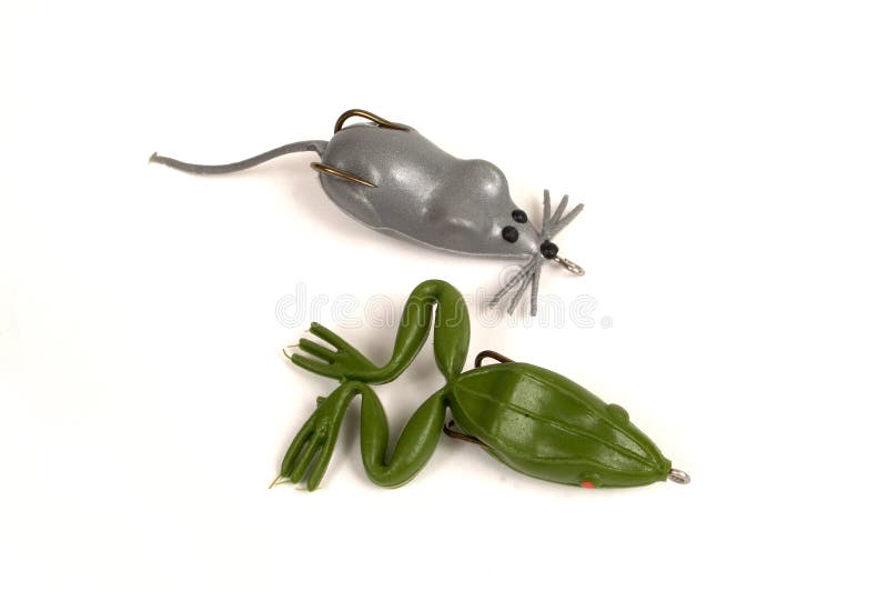 Mouse and frog stock photo. Image of fishing, lures, topwater - 11140
