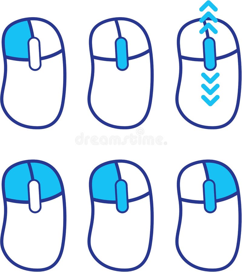Right Mouse Button Stock Illustrations – 4,104 Right Mouse Button Stock ...