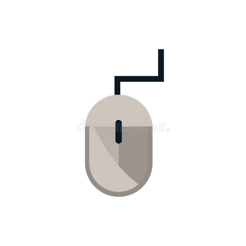 Mouse Gadget Office Work Business Equipment Icon Stock Vector ...