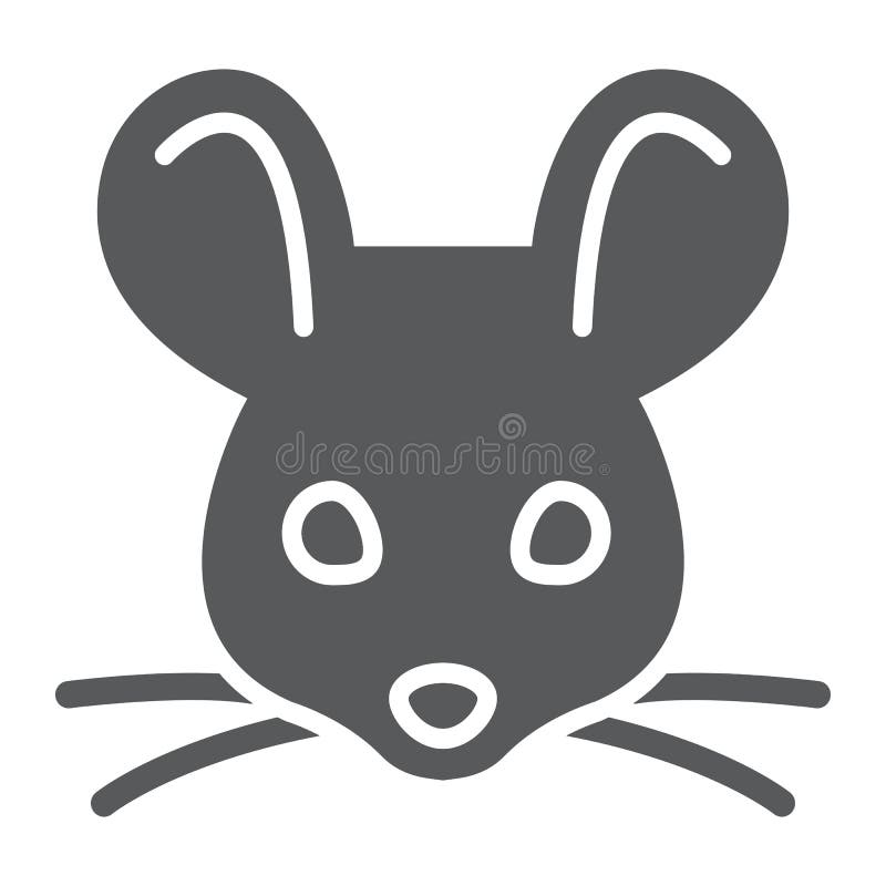 Mouse Glyph Icon, Animal and Zoo, Rat Sign Stock Vector - Illustration ... Mouse Glyph Icon, Animal and Zoo, Rat Sign Stock Vector - Illustration ...