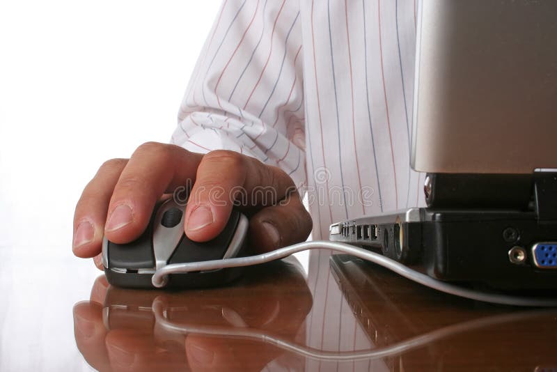 Mouse hand stock image. Image of computer, isolated, male - 2540483