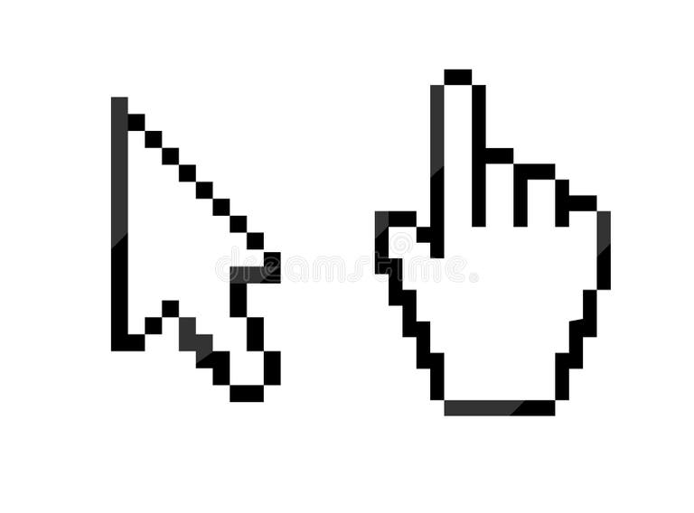 Cursor Vector Illustration Stock Illustrations – 116,663 Cursor Vector ...