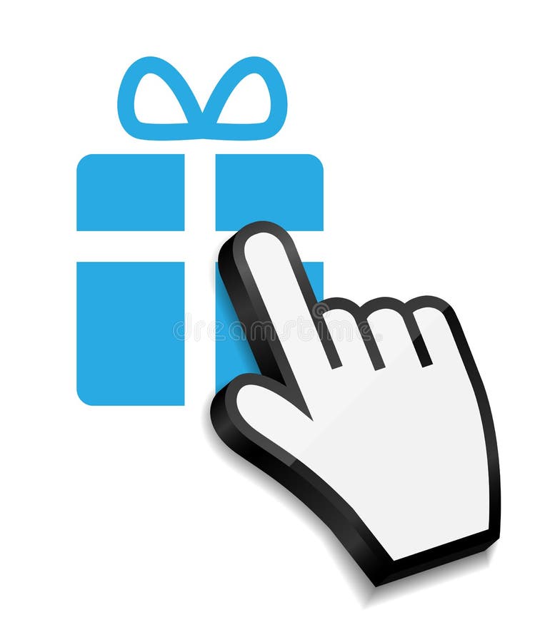 Mouse Hand Cursor Vector Illustration Stock Vector - Illustration of ...