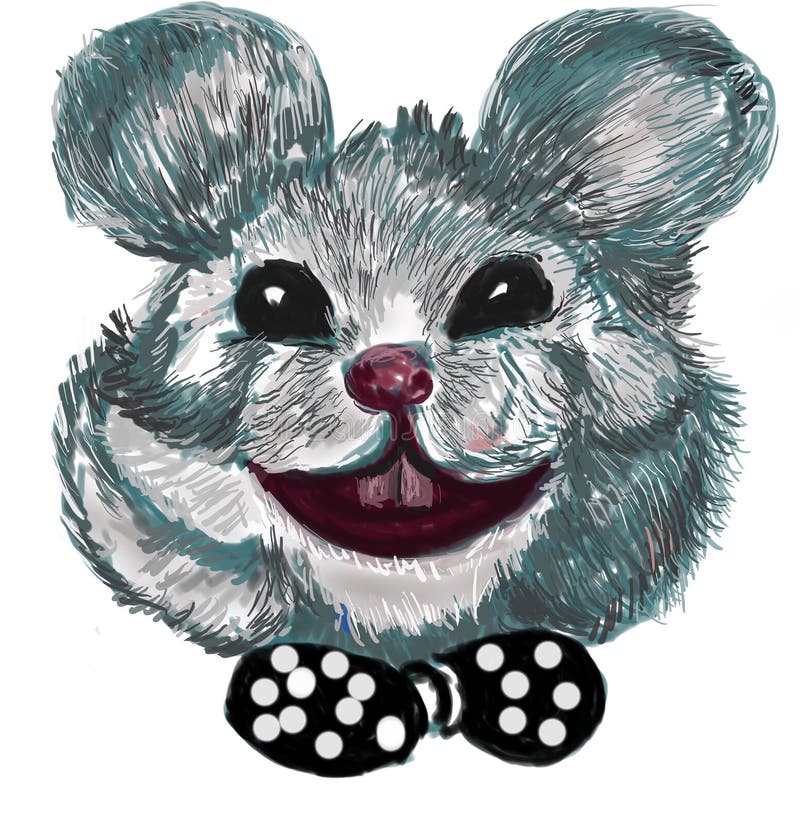 Mouse Hand Drawn Illustration,art Design Stock Illustration ...