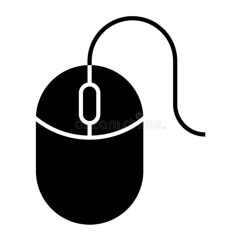 Mouse Cursor Hand Icon Black Stock Vector - Illustration of email ...