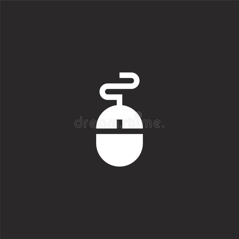 Mouse Icon. Filled Mouse Icon for Website Design and Mobile, App ...
