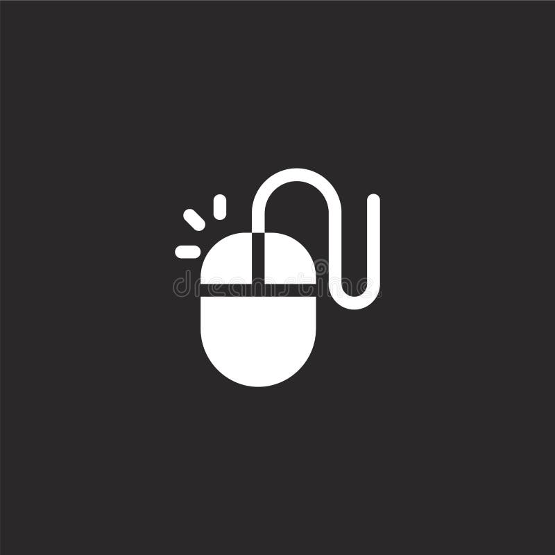 Mouse Icon. Filled Mouse Icon for Website Design and Mobile, App ...