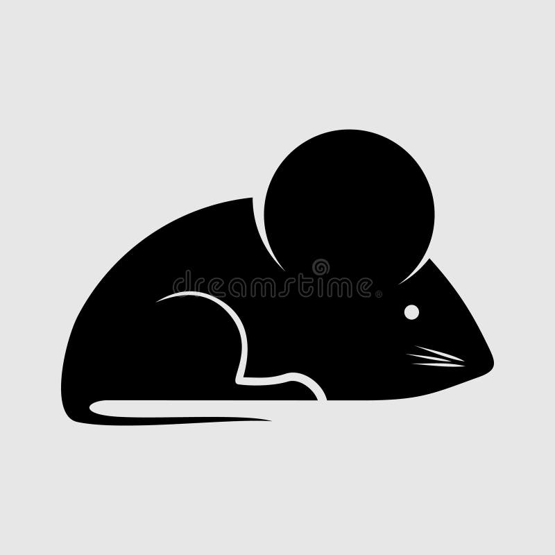 Mouse Icon Isolated. Vector Illustration Stock Illustration ...
