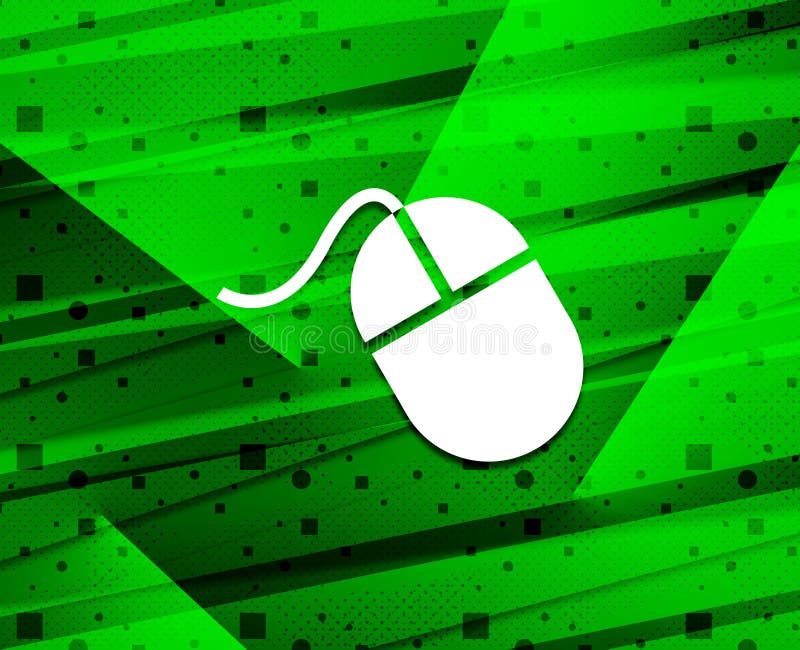 Mouse Icon Nature Sleek Line Abstract Background Illustration Stock ...