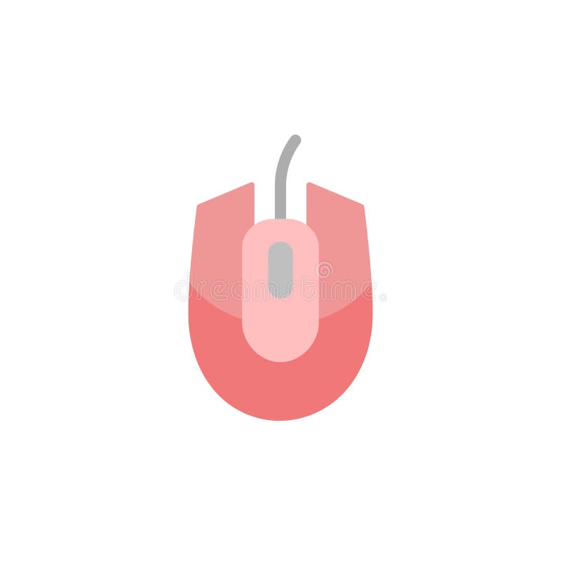 Mouse Icon. Simple Color Vector Elements of Video Game Icons for Ui and ...