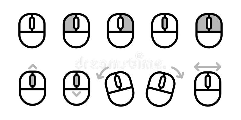 Mouse Left Click Icon Stock Illustrations – 1,637 Mouse Left Click Icon Stock Illustrations ...