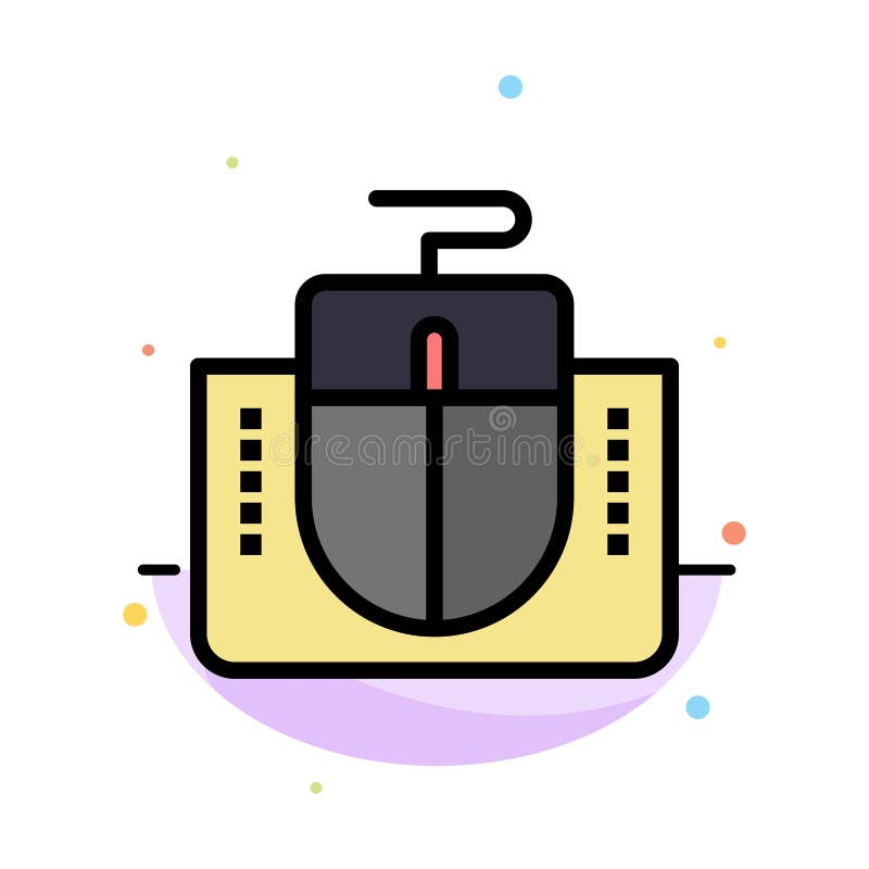 Mouse, Interface, Mouse Interface, Computer Abstract Flat Color Icon ...