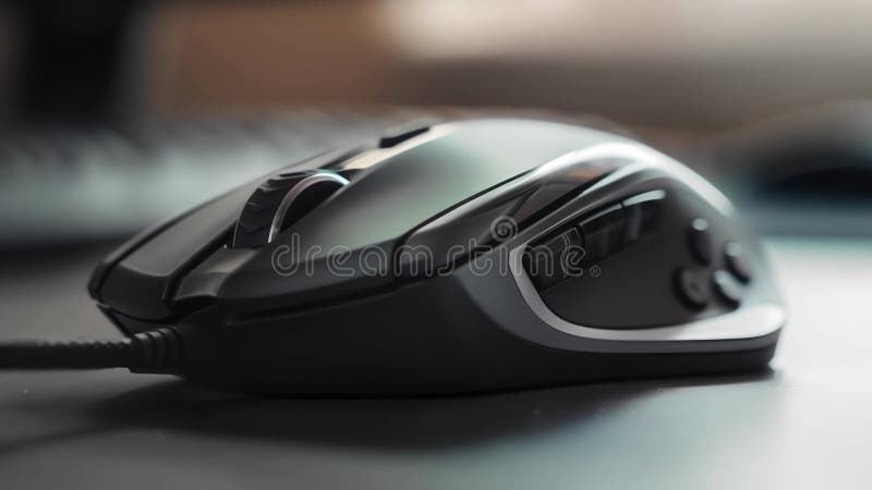 A Mouse with Its Clicker Button Flattened from Repeated Use a Testament ...