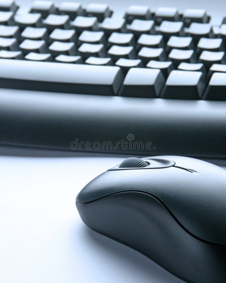 Keyboard and mouse stock image. Image of tools, equipment - 413805