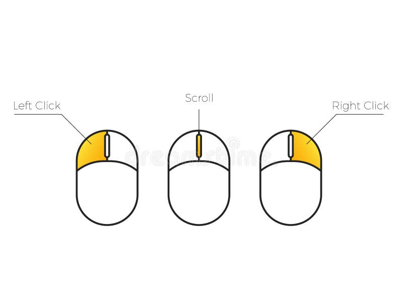 Right Mouse Button Stock Illustrations – 4,104 Right Mouse Button Stock ...