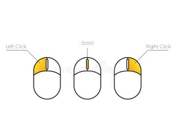 Mouse Left Click Icon Stock Illustrations – 1,699 Mouse Left Click Icon ...