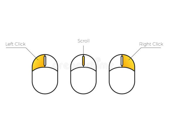 Left Mouse Button Stock Illustrations – 3,587 Left Mouse Button Stock ...