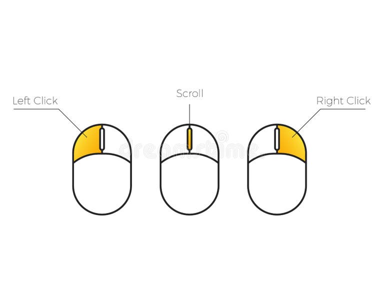 Left Mouse Button Stock Illustrations – 3,587 Left Mouse Button Stock ...