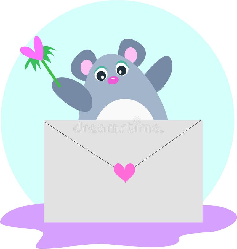 Mouse. M Letter. Cute Children Animal Alphabet in Vector. Funny Stock ...