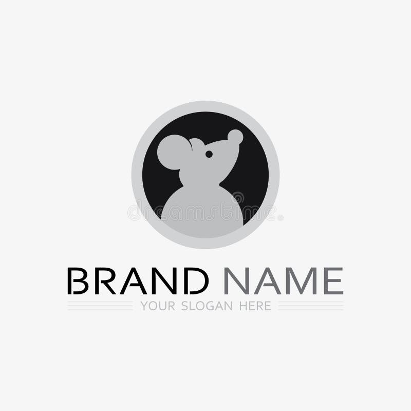 Mouse Logo and Animal Vector Design Illustration Stock Illustration ...
