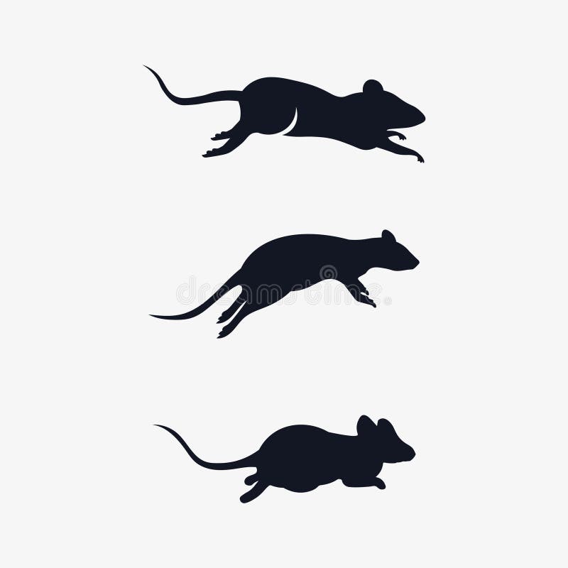 Mouse Logo and Animal Vector Design Illustration Stock Illustration ...
