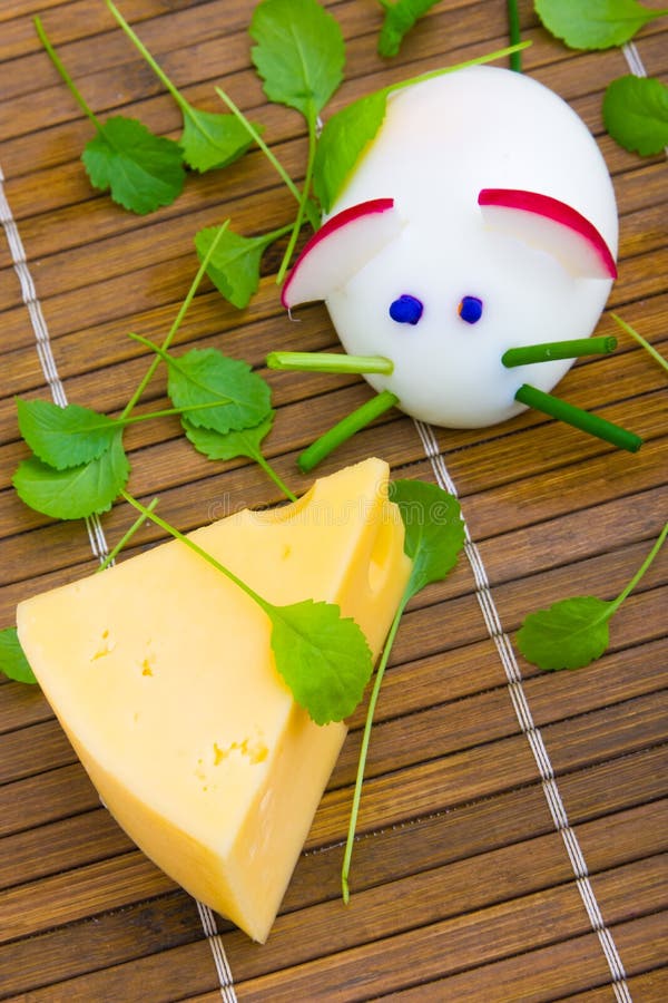 Mouse made from egg stock photo. Image of cuckooflower - 24997856