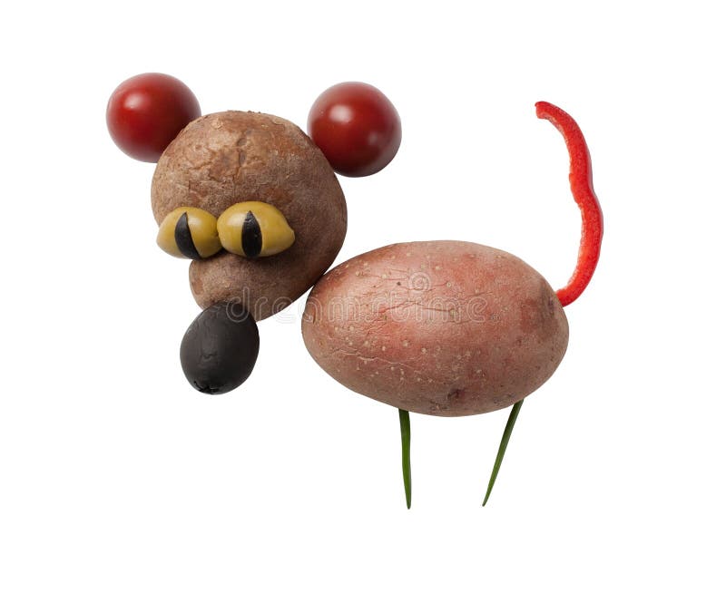 Funny Mouse Made Potatoes Stock Photos - Free & Royalty-Free Stock ...