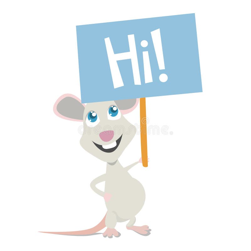 Mouse mascot stock vector. Illustration of figurative - 15066931