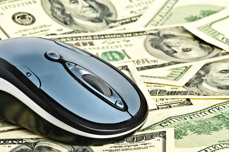 Make Money Online stock image. Image of dollar, close - 4696281