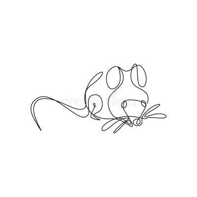 Cartoon Mouse Line Drawing Stock Illustrations – 8,788 Cartoon Mouse ...