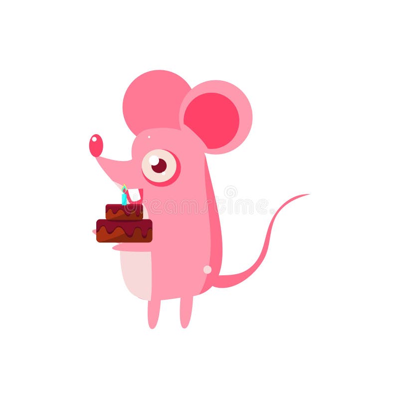 Mouse Party Animal Icon stock vector. Illustration of chocolate - 72980583
