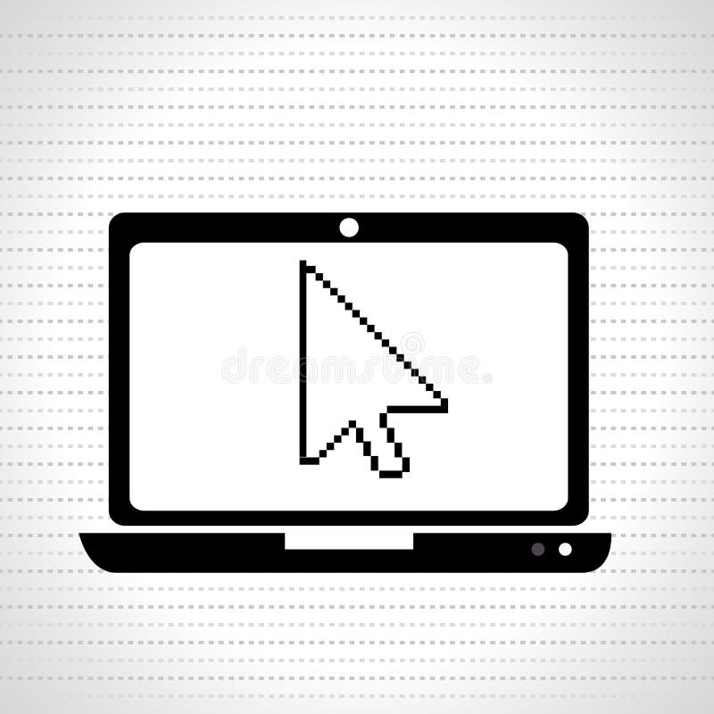 Mouse pointer design stock illustration. Illustration of technology ...