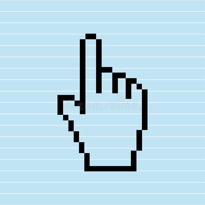 Mouse pointer design stock illustration. Illustration of symbol - 70971902