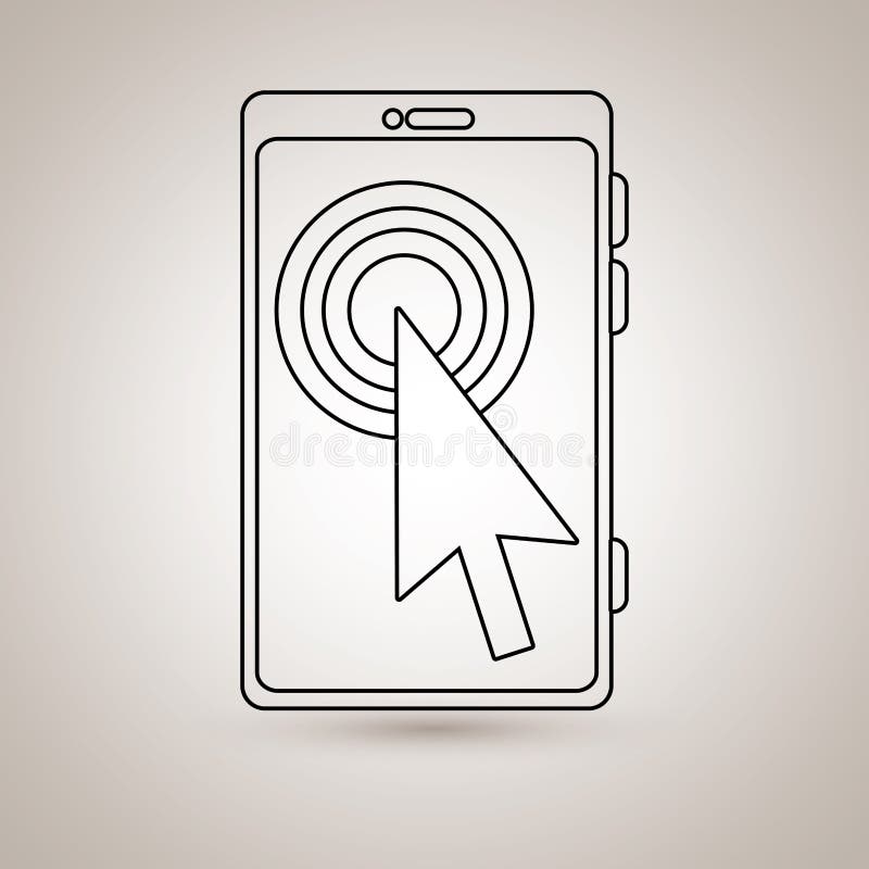 Mouse pointer design stock illustration. Illustration of isolated ...