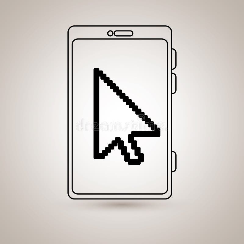 Mouse pointer design stock illustration. Illustration of interface ...