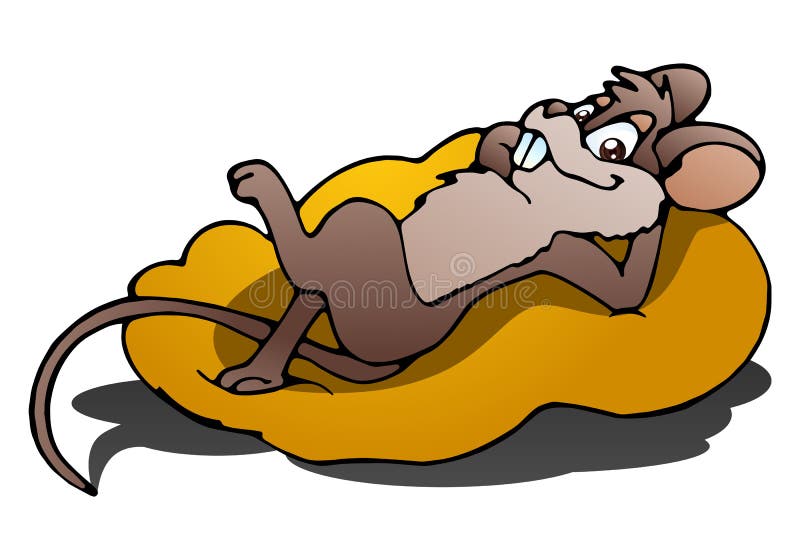 White mouse stock illustration. Illustration of smile - 3521547