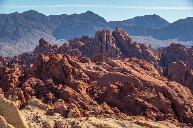 Mouse S Tank Road Overlook, Valley of Fire Stock Image - Image of ...